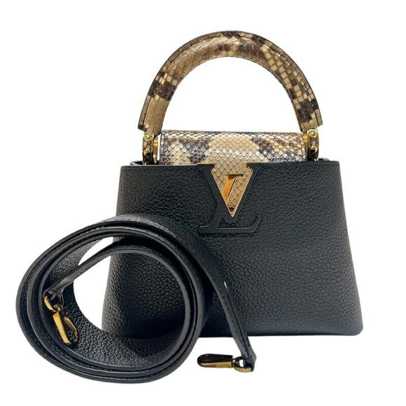 Louis Vuitton | Bags | Louis Vuitton Capucines Mini Handbag Taurillon ...